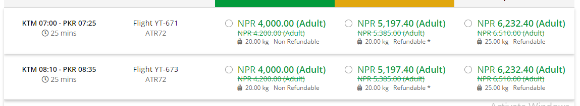 Yeti Airline Offer T&C | NIC ASIA BANK LIMITED